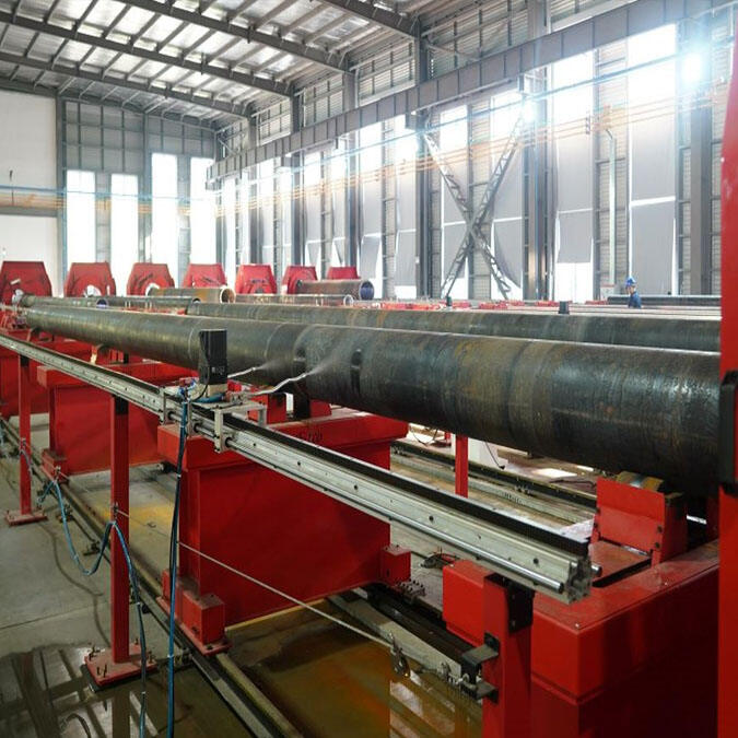 pipe cladding station